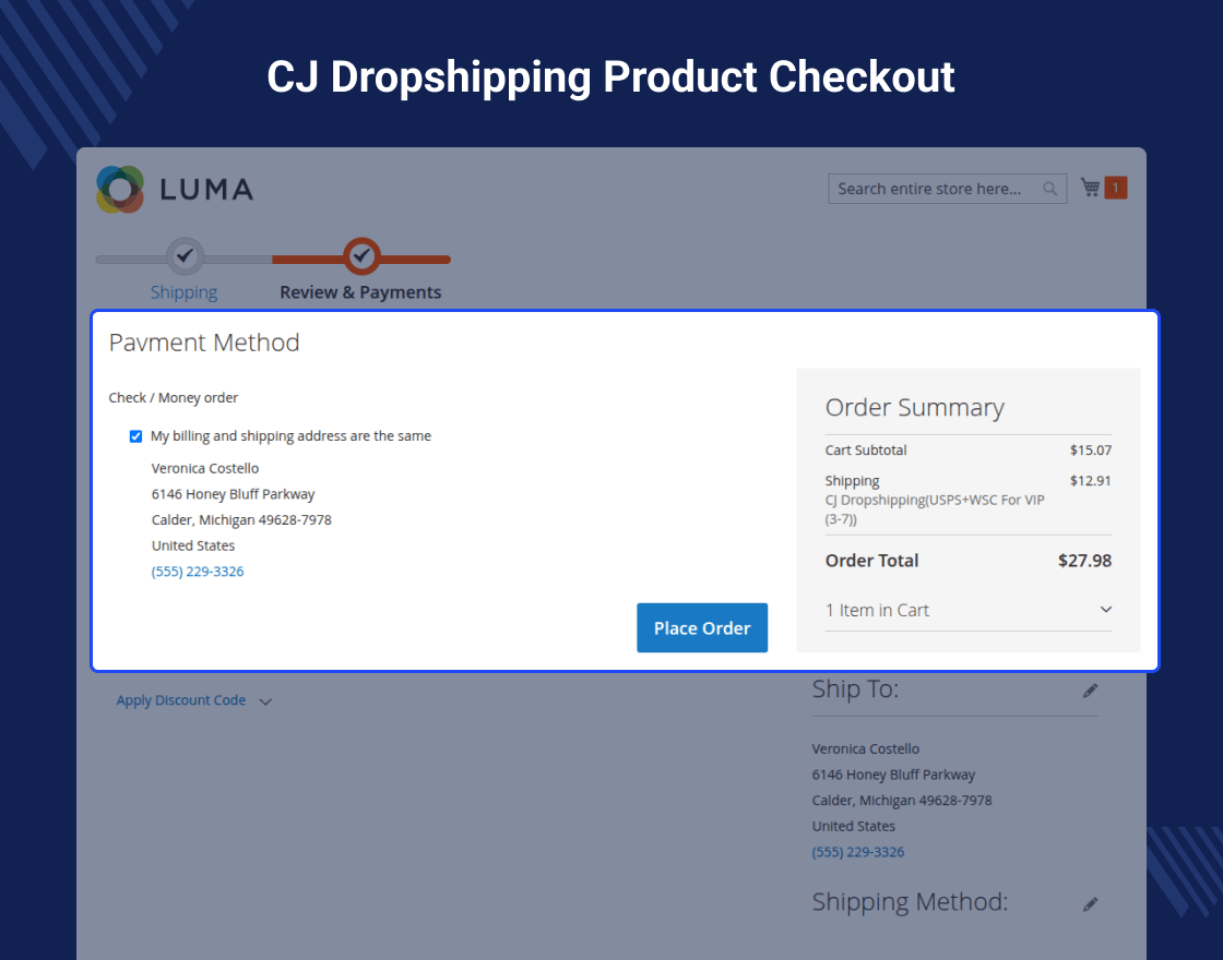 Magento 2 CJ Dropshipping | Product & Order Sync Extension - WebKul