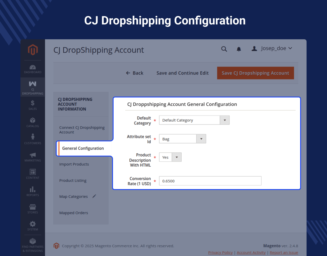 Magento 2 CJ Dropshipping | Product & Order Sync Extension - WebKul