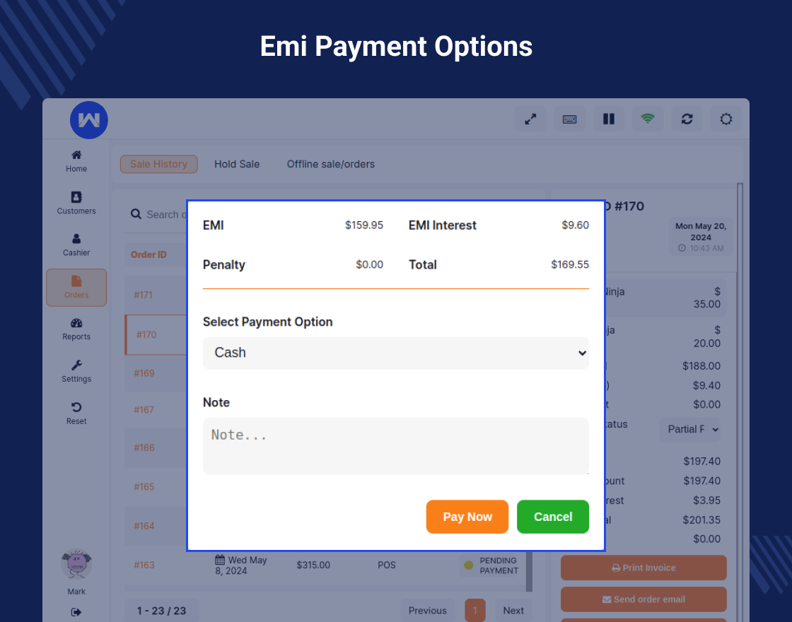 WooCommerce POS Partial Payment Plugin | Flexible EMI - WebKul