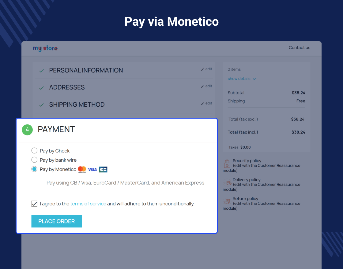 PrestaShop Monetico Payment Gateway - WebKul