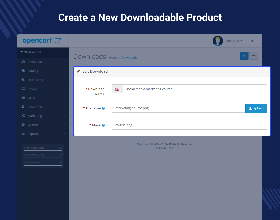 Opencart Amazon S3 | Cloud Storage Integration - WebKul