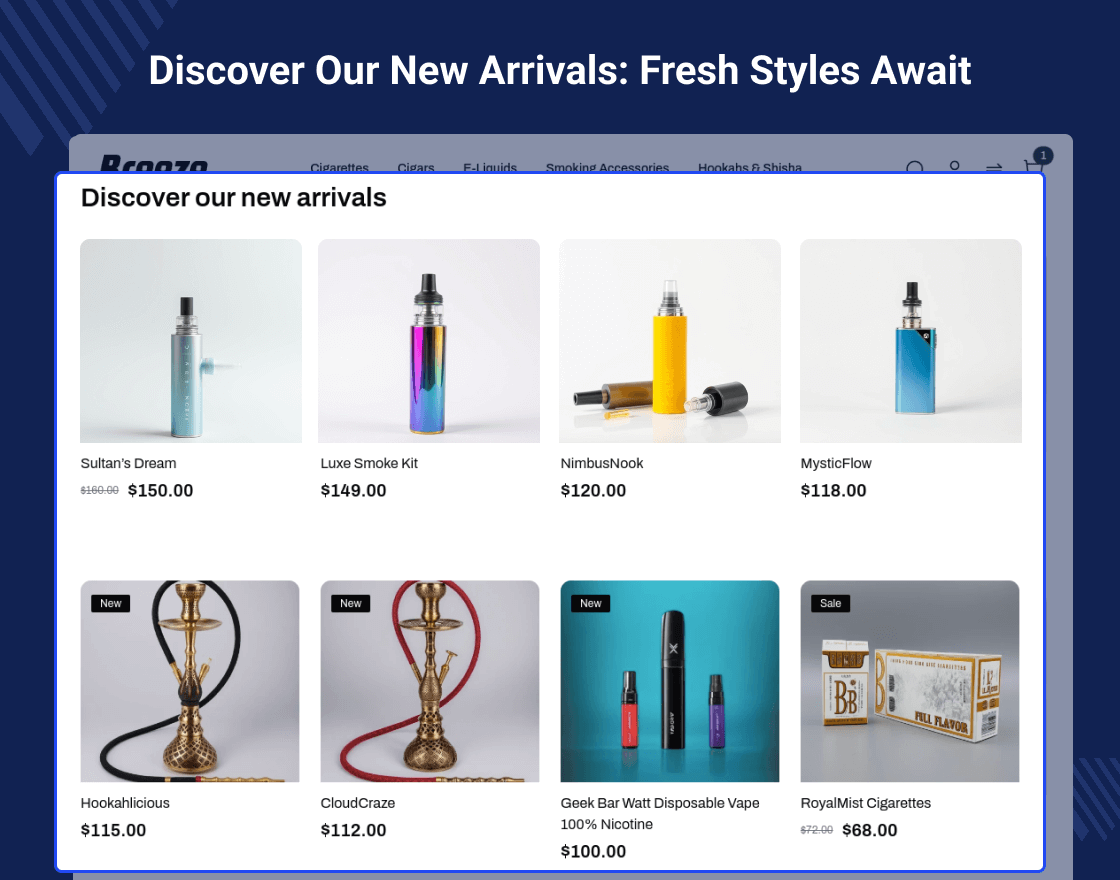 Open source Vape Commerce | Online Vape Store - WebKul