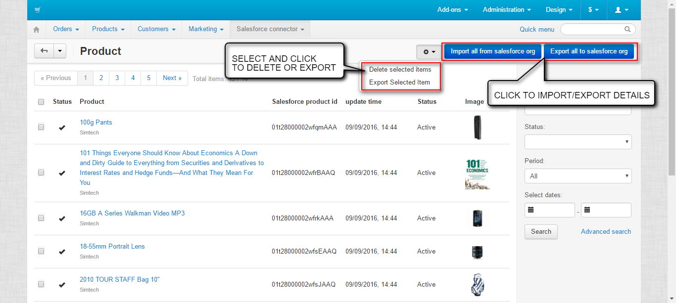 CS-Cart Salesforce Connector | eCommerce to CRM Connector - WebKul