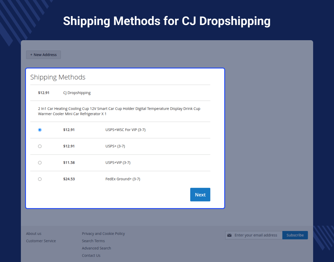 Magento 2 CJ Dropshipping | Product & Order Sync Extension - WebKul