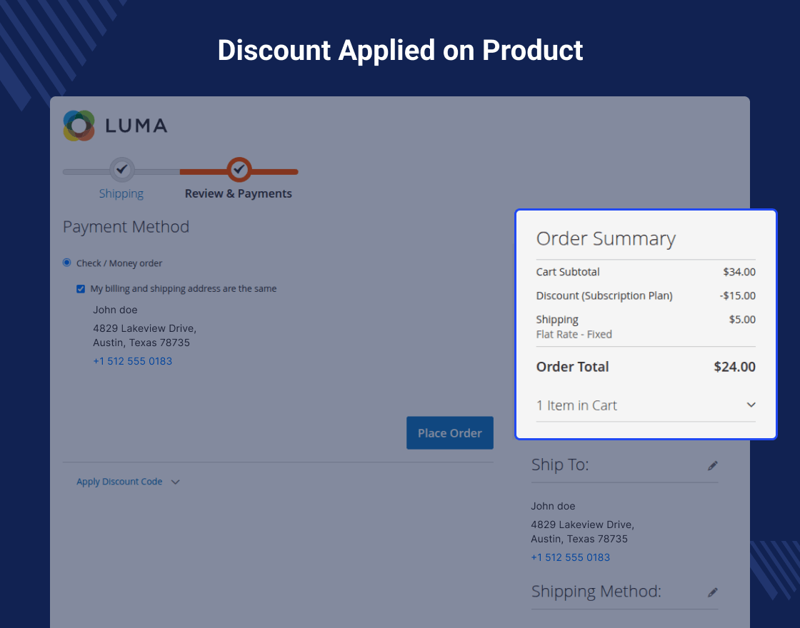 Magento 2 Recurring Plan for Discount | Discounts Subscription - WebKul
