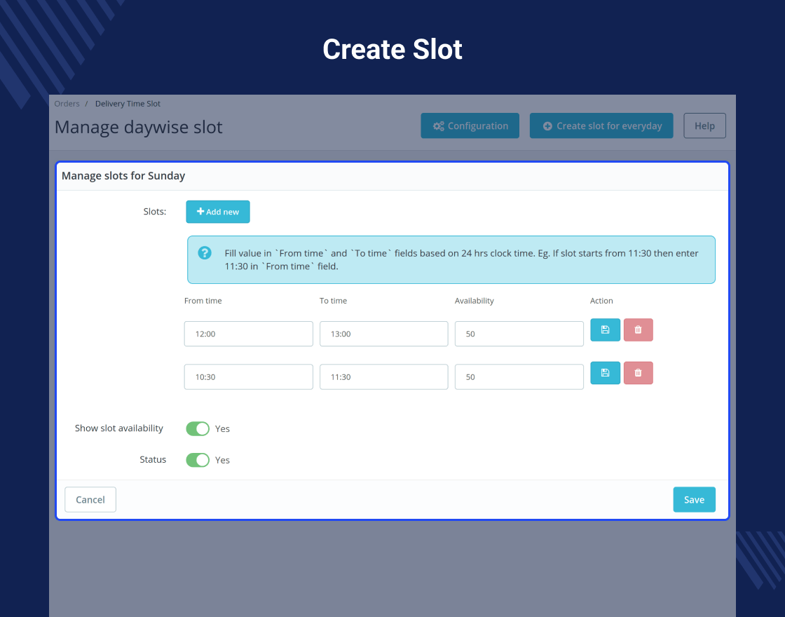 Prestashop Delivery Time Slot | Plan Delivery Day/time Slot - WebKul
