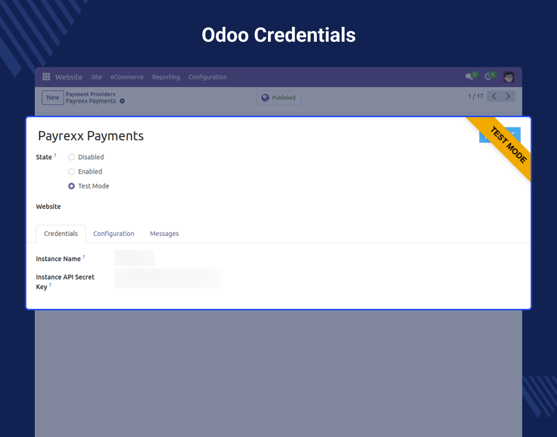 Odoo Payment Payrexx Recurring - WebKul
