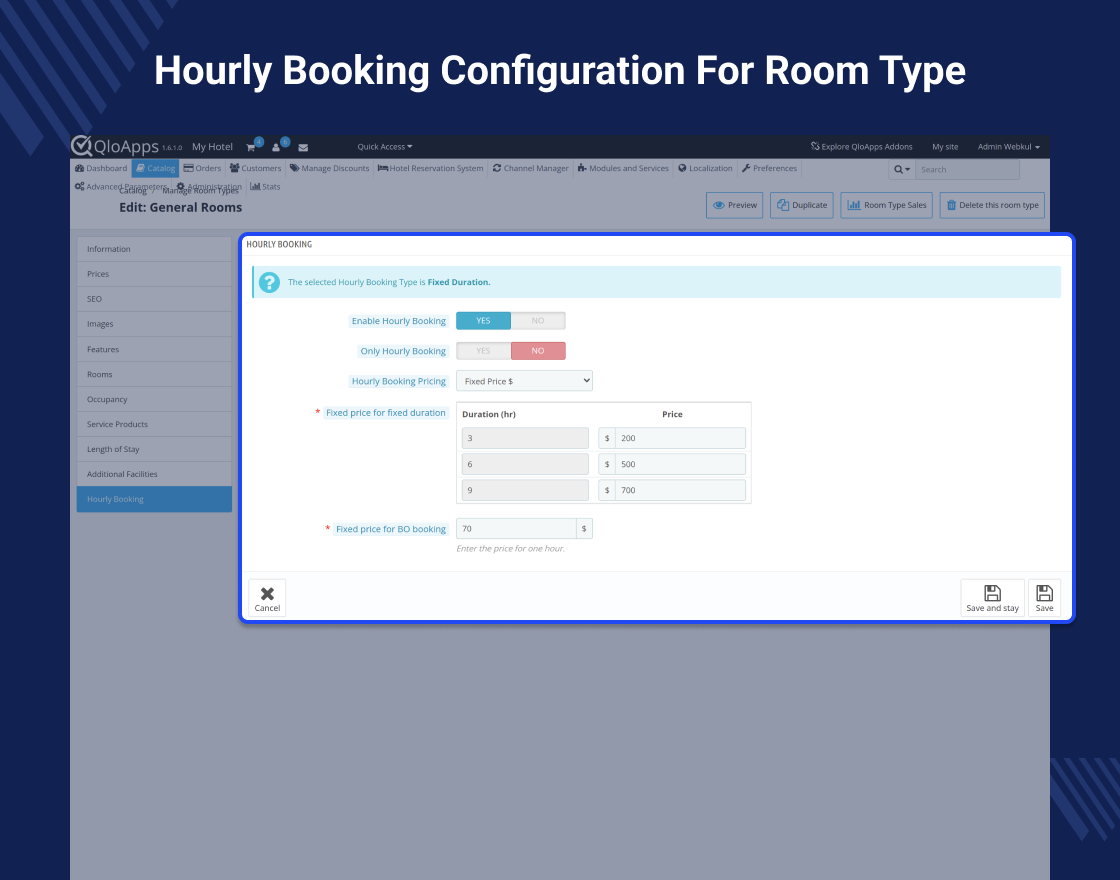 QloApps Hourly Booking - WebKul