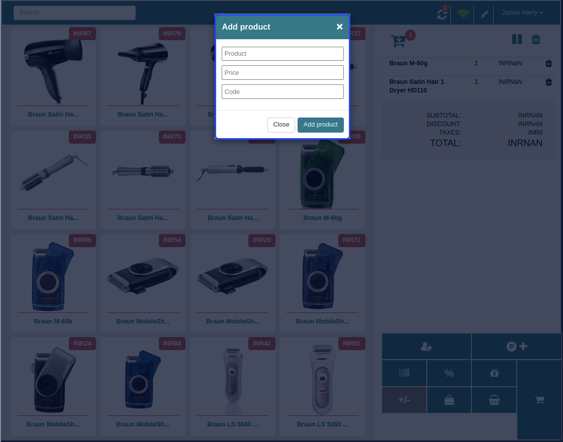 CS-Cart Point Of Sale System Extension | Retail POS Add-on - WebKul
