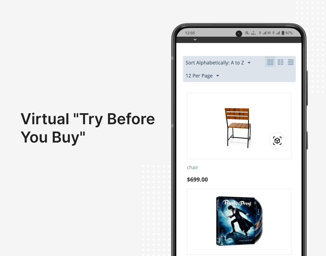 Cs-cart 3D viewer | AR based 3D Product View - WebKul