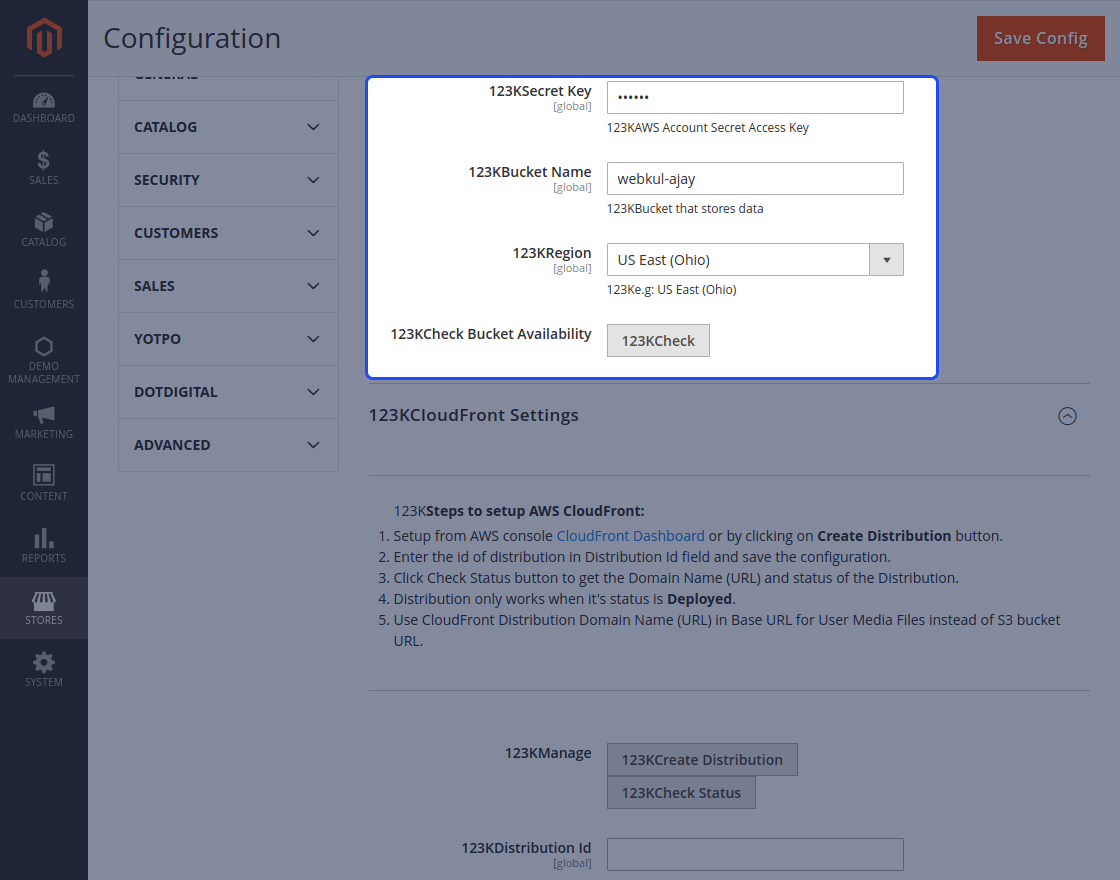 Magento 2 Amazon S3 Extension | Product CMS Images Cloud Storage Module - WebKul