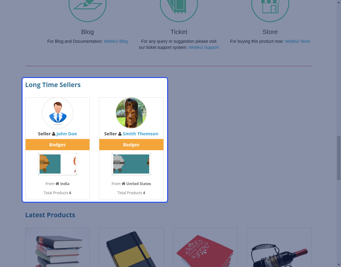Opencart Marketplace Multi Tenant Seller Badge - WebKul