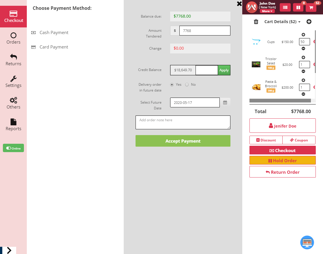 Opencart Point Of Sale System | Retail POS Software - WebKul