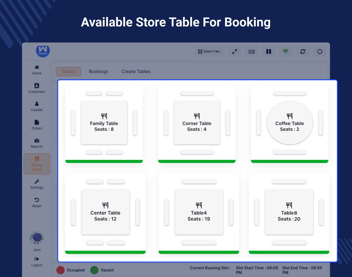 WooCommerce Restaurant Point of Sales | Table Booking POS - WebKul