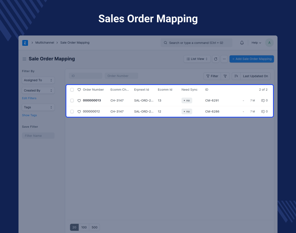 ERPNext Multi-Channel – Multi Store Integration for ERPNext - WebKul
