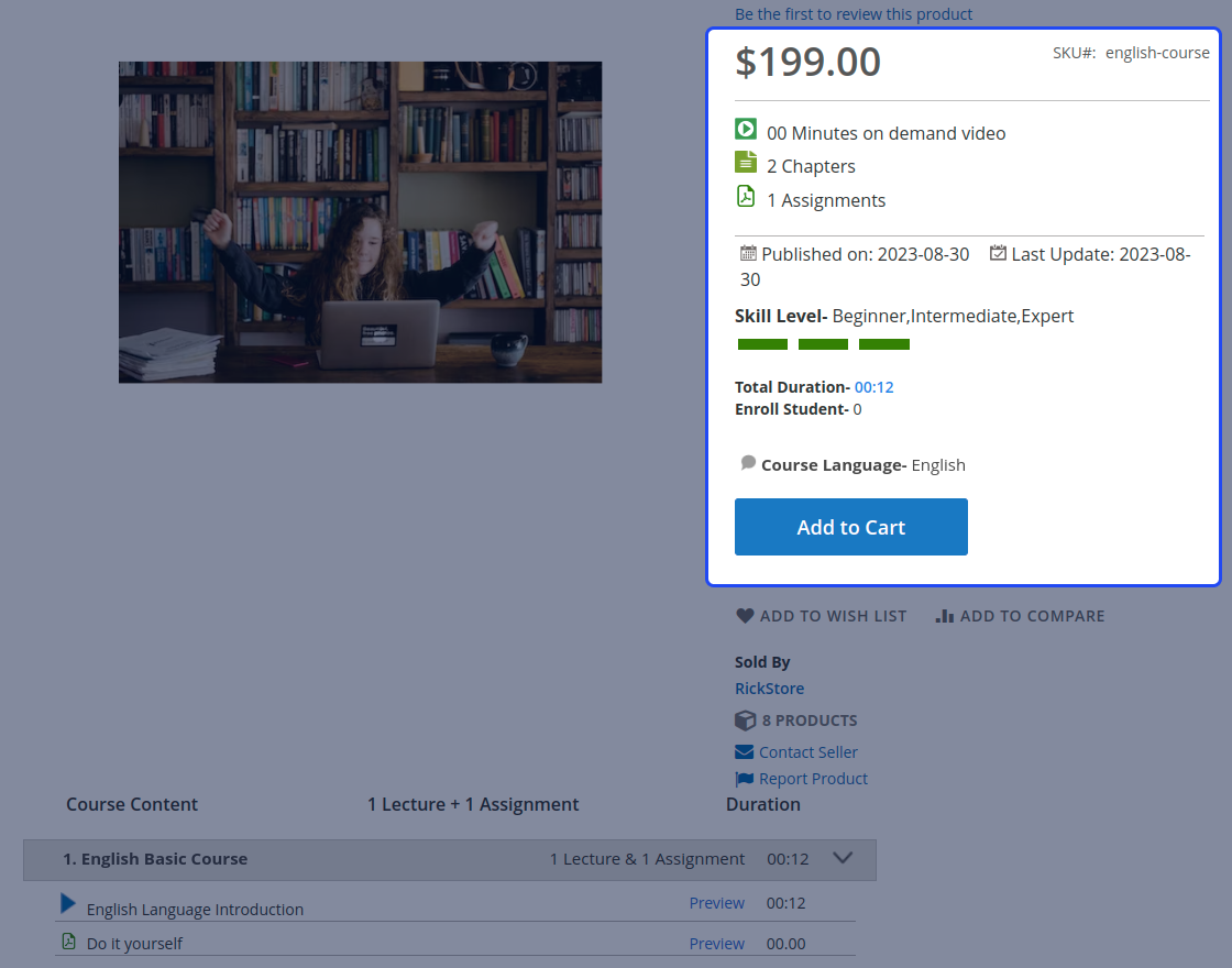 Magento 2 Vendor LMS | Marketplace Learning Management Platform - WebKul