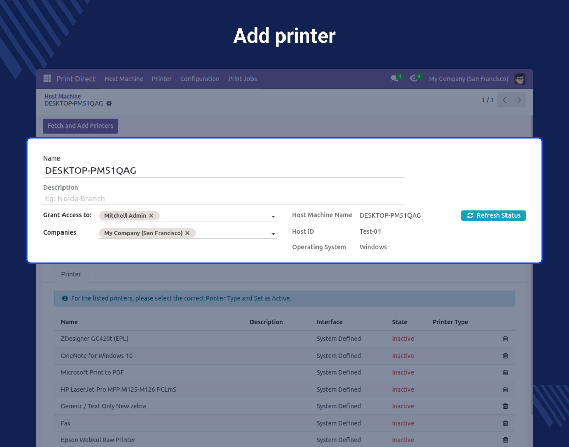 Odoo POS Kitchen Direct Print - WebKul