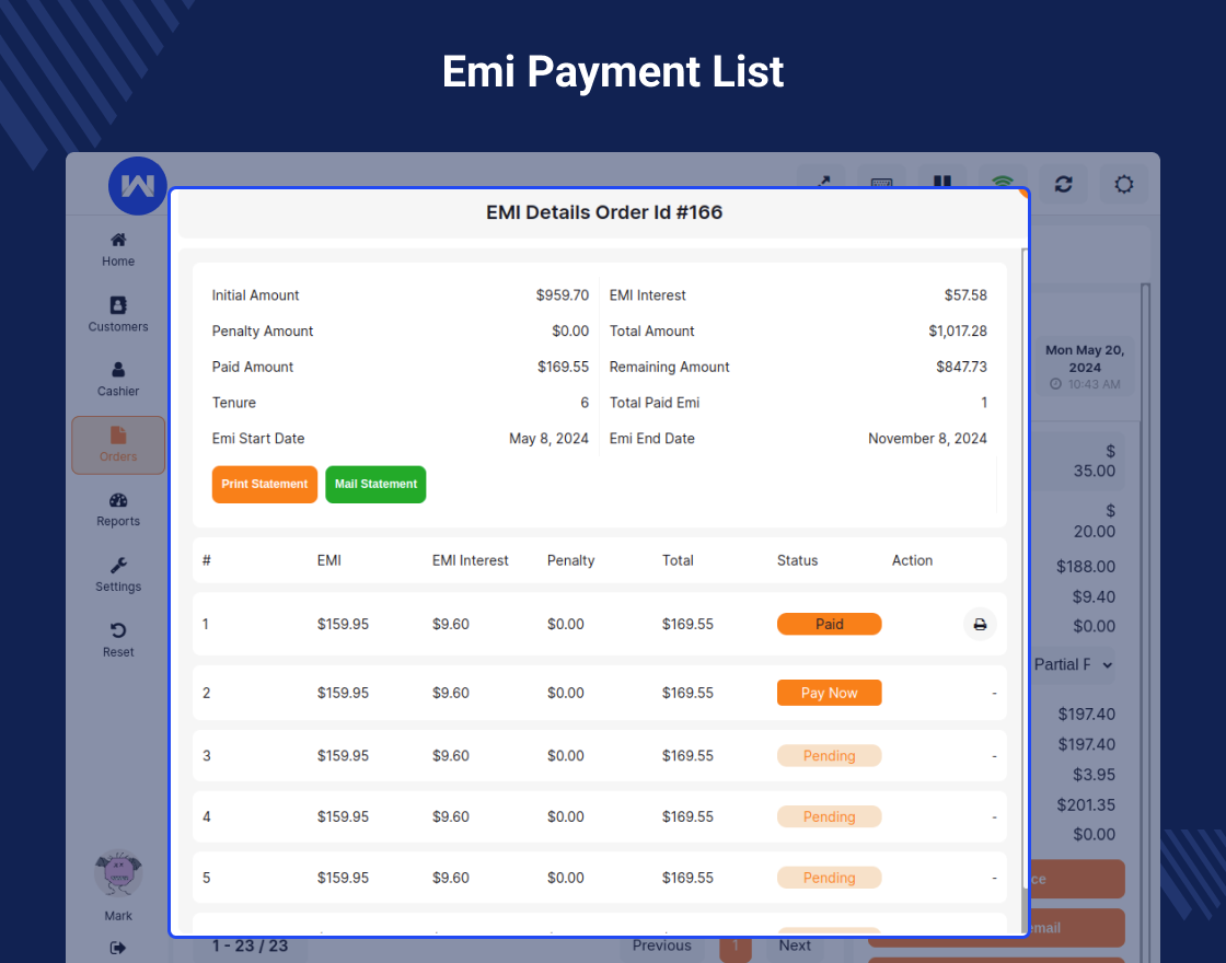 WooCommerce POS Partial Payment Plugin | Flexible EMI - WebKul